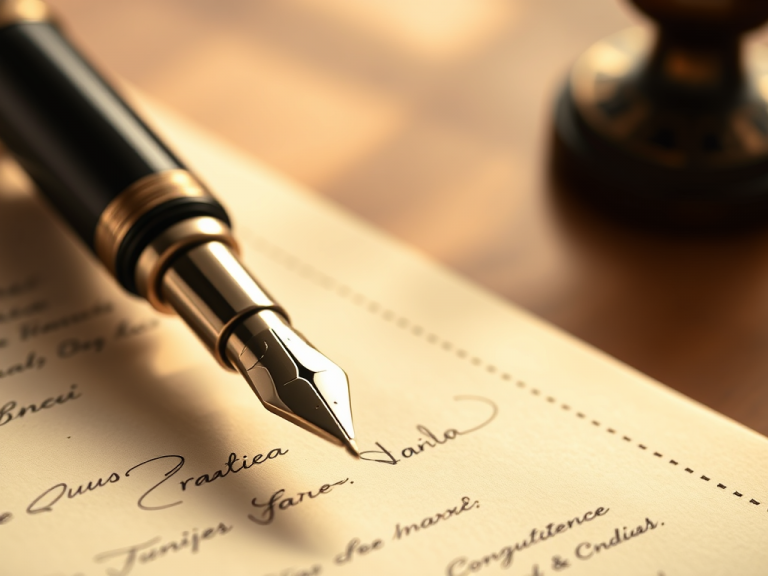 La Pluma Fuente y la Falsificación de Firmas – EL BLOG